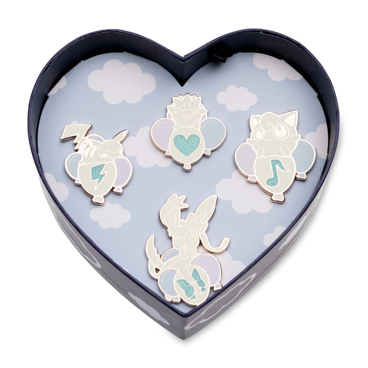 Pokémon Charming Expressions Pin Box Set (4-Pack) | Pokémon Center ...