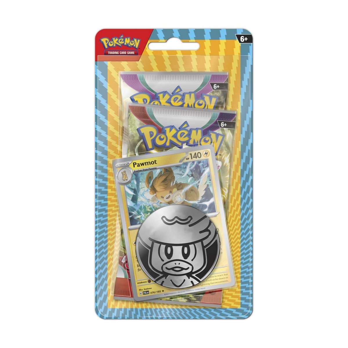 Pokémon TCG: Pawmot Card with 2 Booster Packs & Coin | Pokémon Center ...