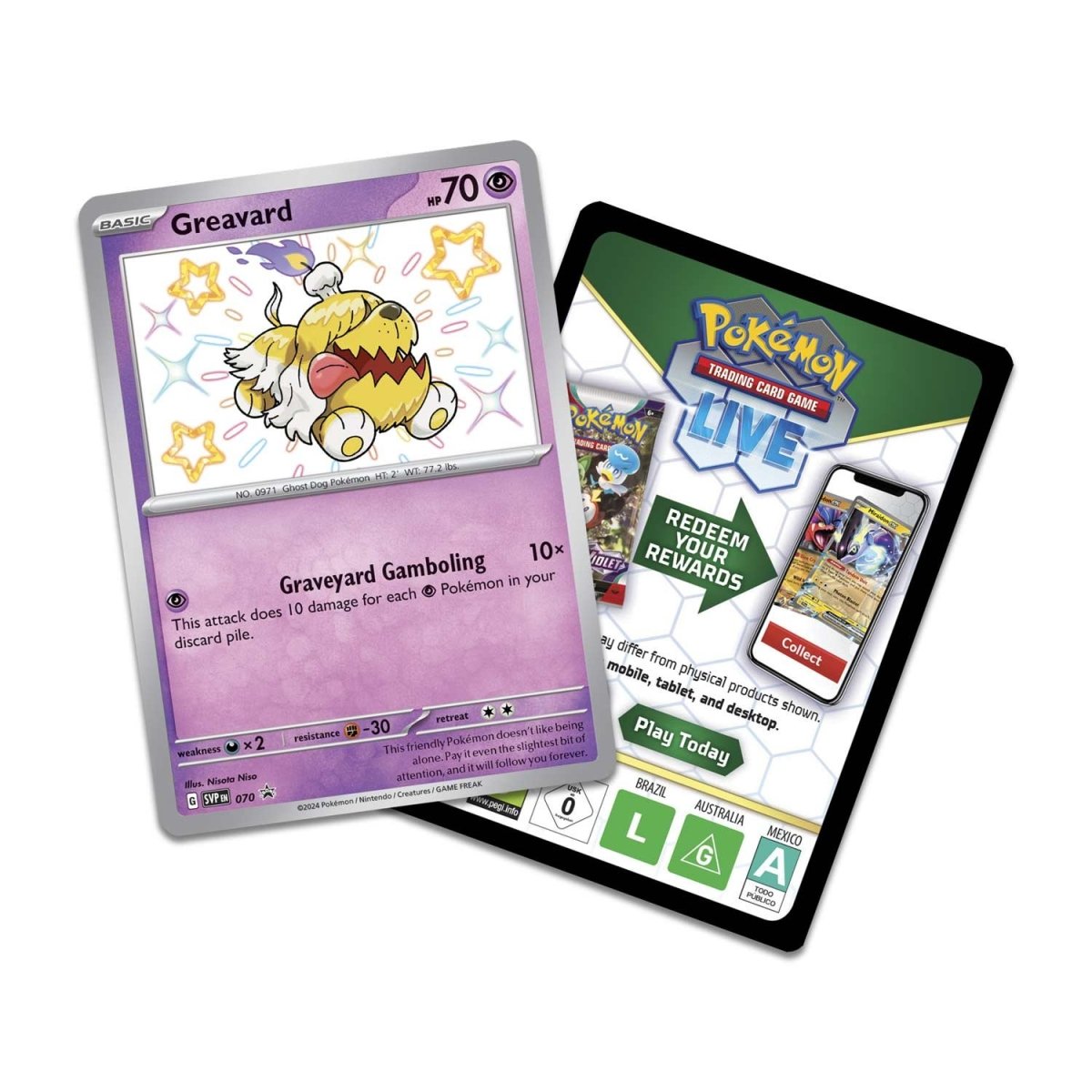 Pokémon TCG: Scarlet & Violet-Paldean Fates Tech Sticker Collection ...
