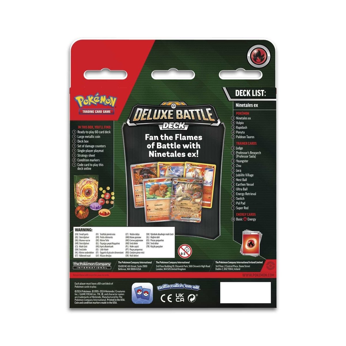 Pokémon TCG: Ninetales ex Deluxe Battle Deck | Pokémon Center Official Site