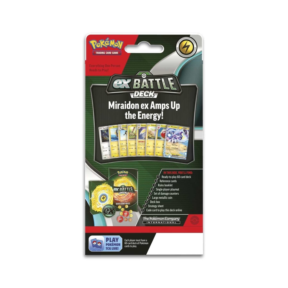 Pokémon TCG: Miraidon ex Battle Deck | Pokémon Center Official Site