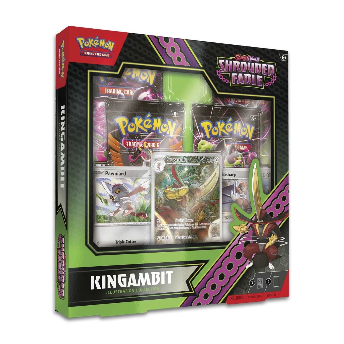 Pokémon TCG: Scarlet & Violet-Shrouded Fable Kingambit Illustration Collection | Pokémon Center ...
