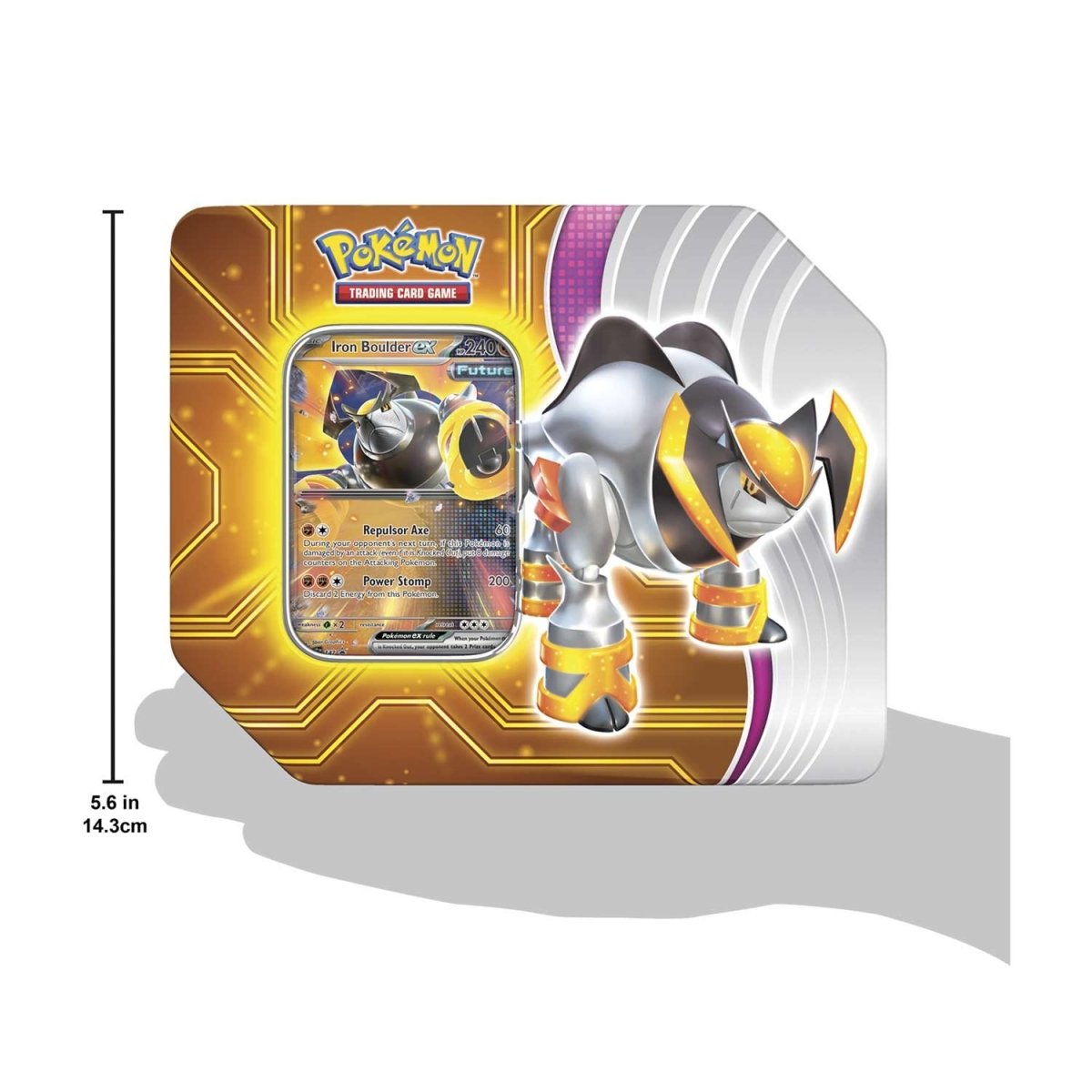 Pokémon TCG: Paradox Destinies Tin (Iron Boulder ex) | Pokémon Center ...