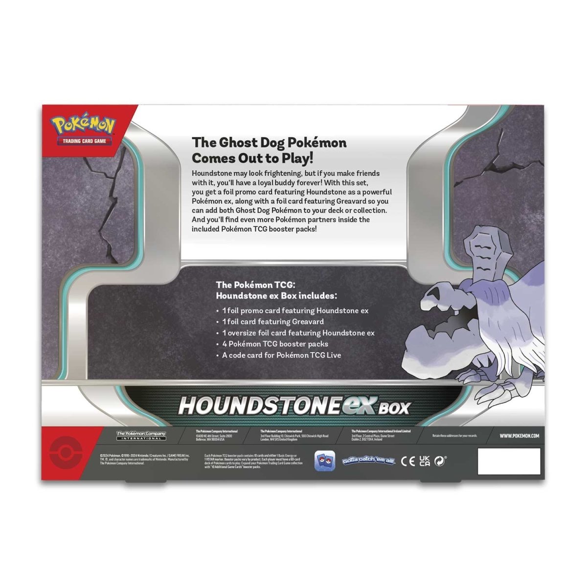Pokémon TCG: Houndstone ex Box | Pokémon Center Canada Official Site