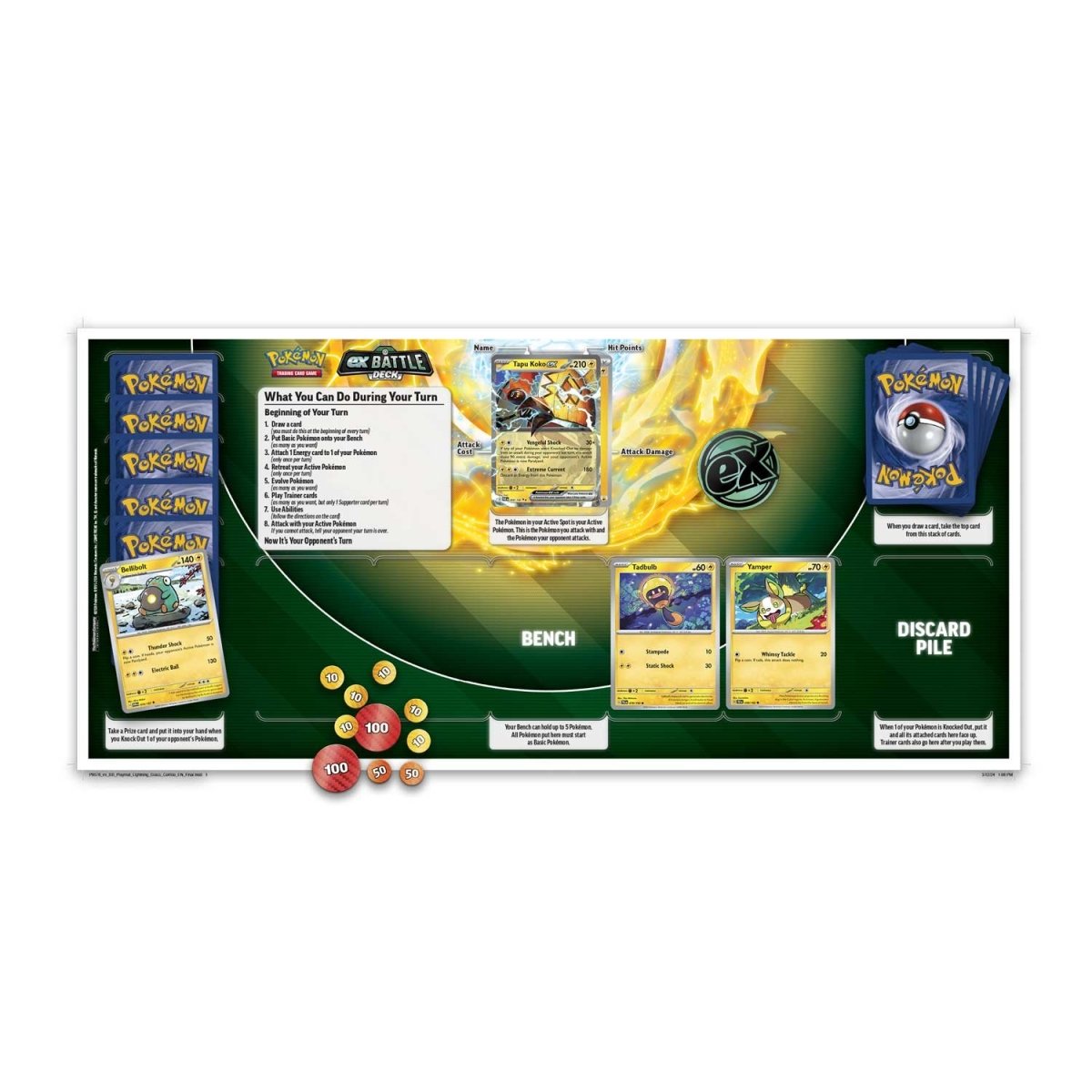 Pokémon TCG: Tapu Koko ex Battle Deck | Pokémon Center UK Official Site