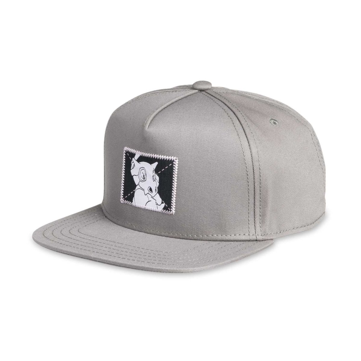 Cubone Black & White Snapback Hat (One Size-Adult) | Pokémon Center ...
