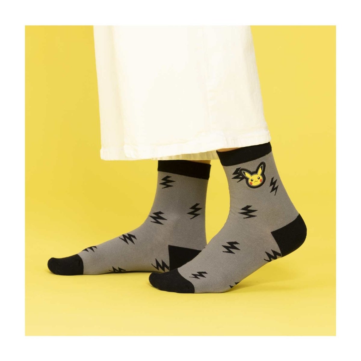 Pikachu Energized Prints Ankle Socks (3 Pairs) (One Size-Adult ...