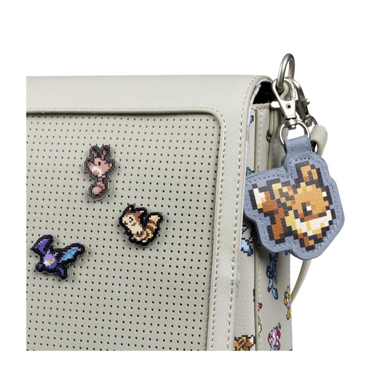 Eevee Evolutions Pokémon Pixel Pin Collector Shoulder Bag | Pokémon Center Official Site