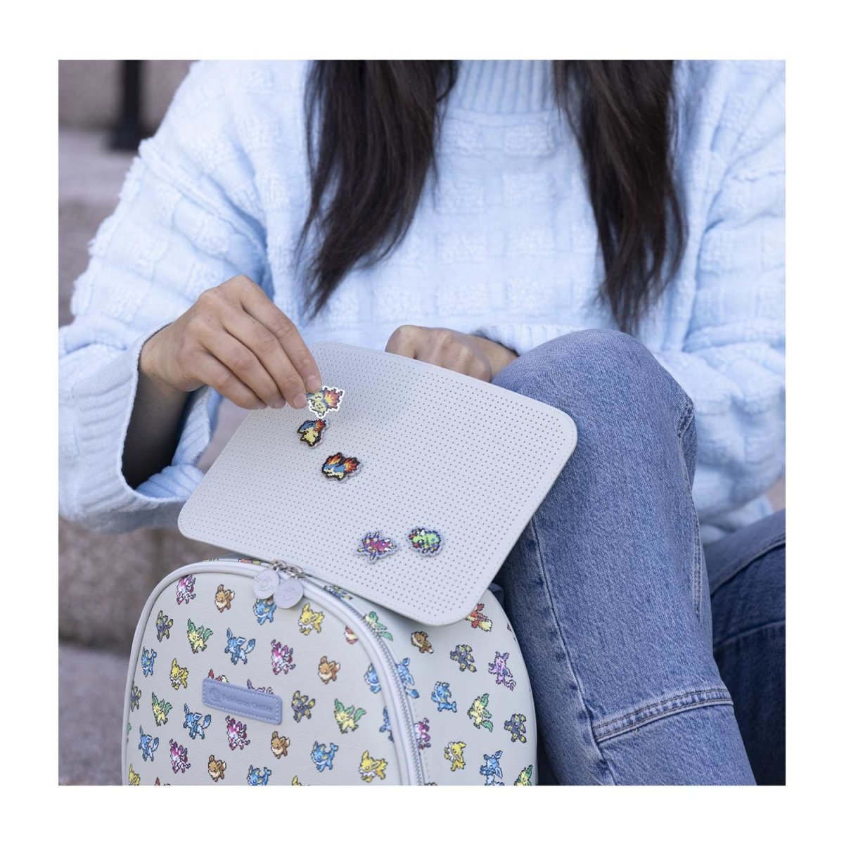 Eevee Evolutions Pokémon Pixel Pin Collector Backpack | Pokémon Center ...