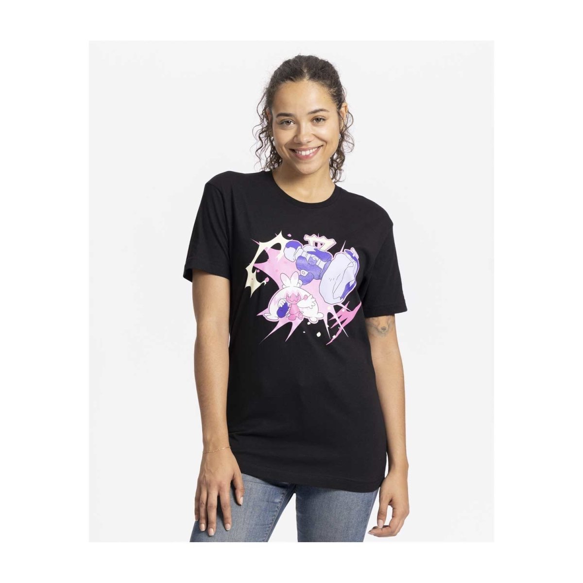 Tinkaton Black Relaxed Fit Crew Neck T-Shirt - Adult | Pokémon Center ...
