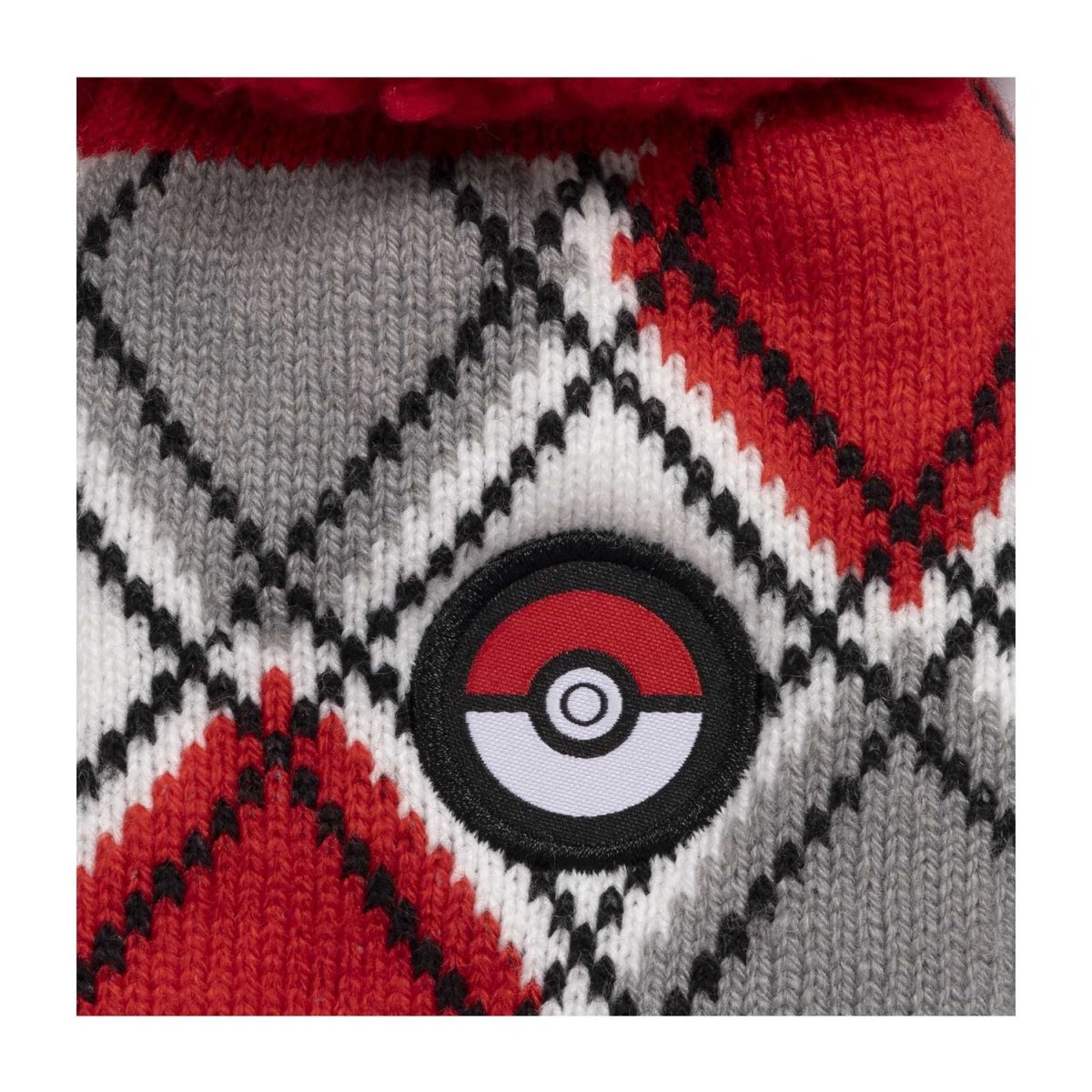 Poké Ball Argyle Fleece Socks (One Size-Adult) | Pokémon Center ...