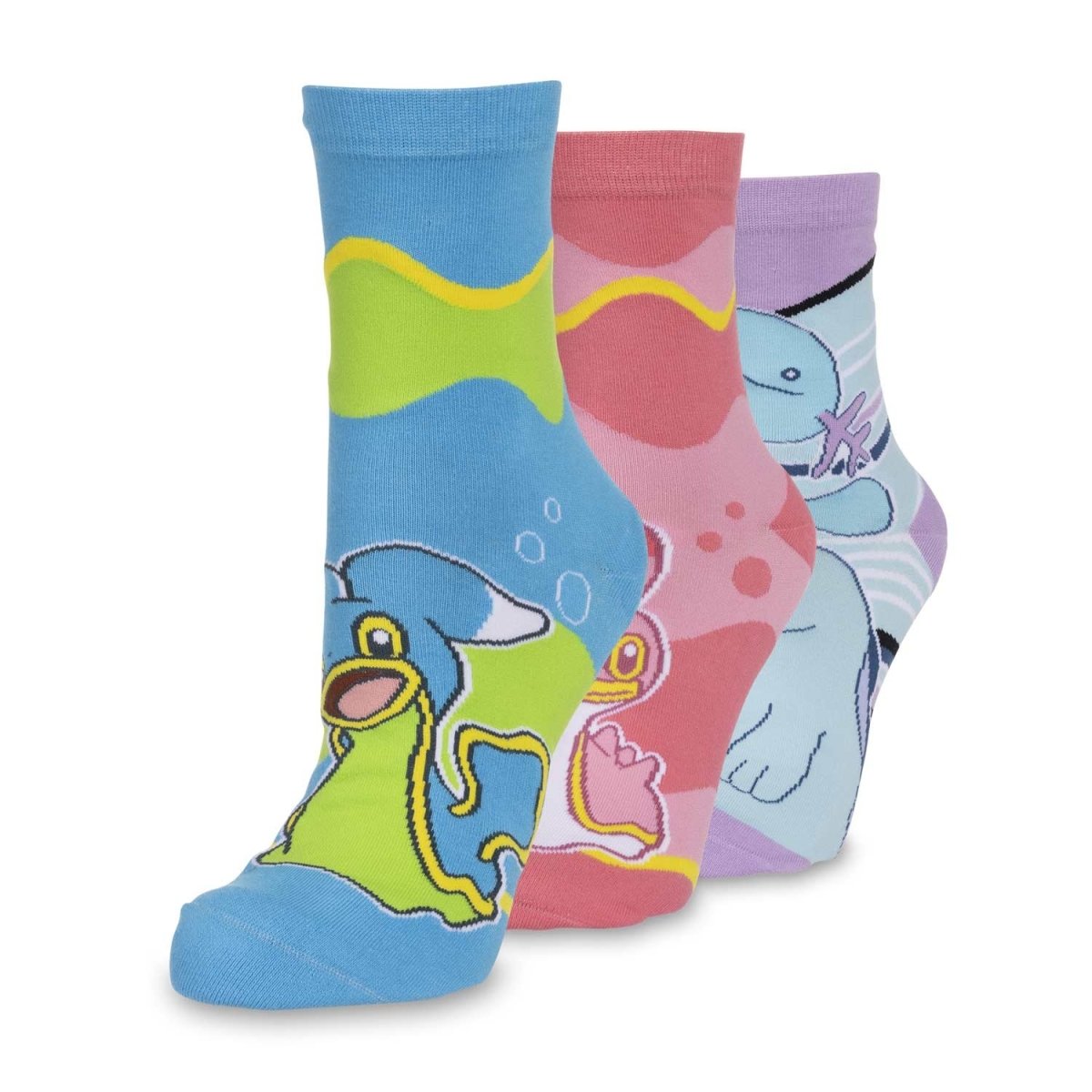 Wooper, Quagsire & Shellos Ankle Socks (3 Pairs) (One Size-Adult ...