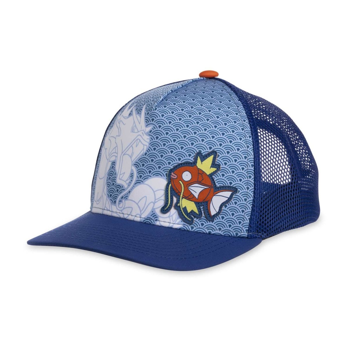 Magikarp & Gyarados Waves Snapback Hat (One Size-Adult) | Pokémon ...