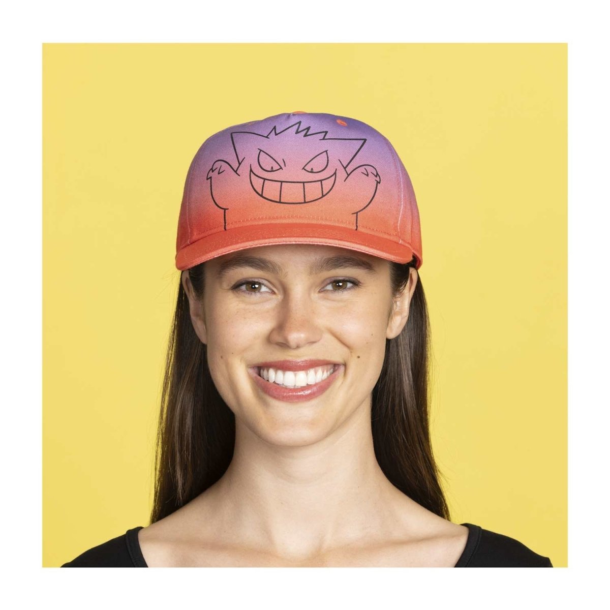 Gengar Gradient Curved-Brim Hat (One Size-Adult) | Pokémon Center ...