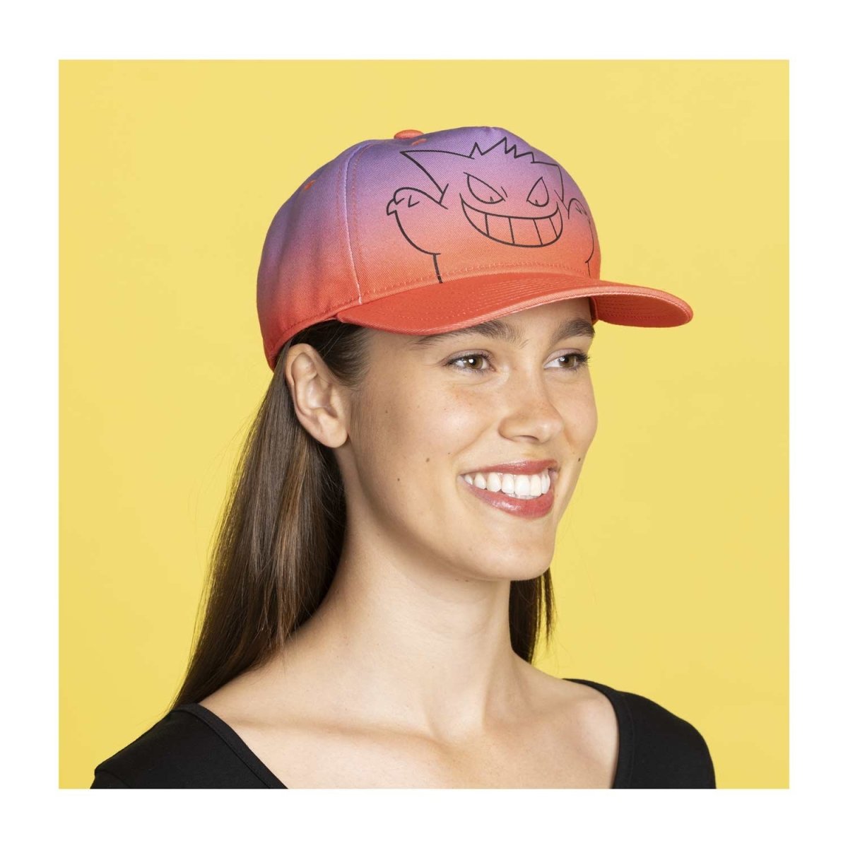 Gengar Gradient Curved-Brim Hat (One Size-Adult) | Pokémon Center ...