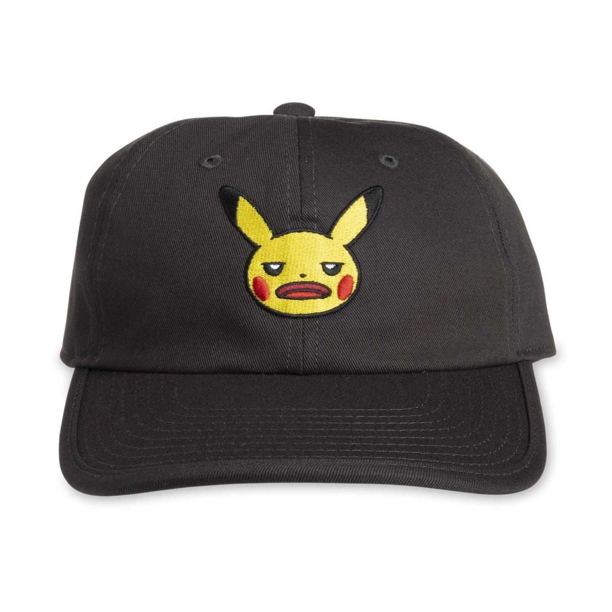 Pikachu Unamused Twill Dad Hat (One Size-Adult) | Pokémon Center UK ...