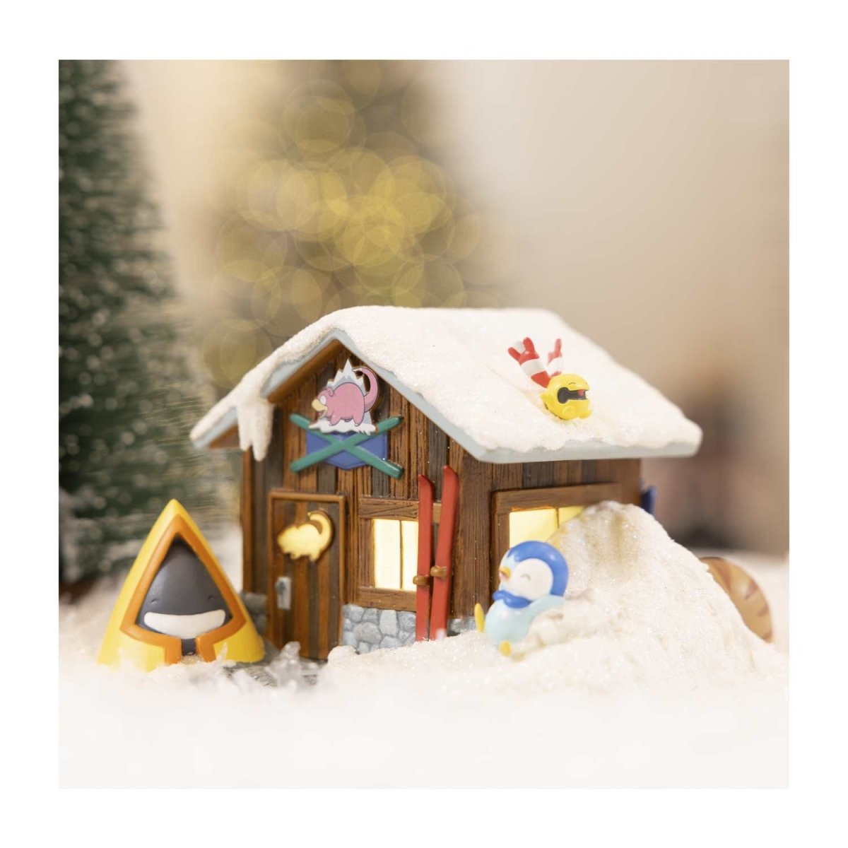 Slowpoke Ski School Holiday Pokémon Village Figure | Pokémon Center ...