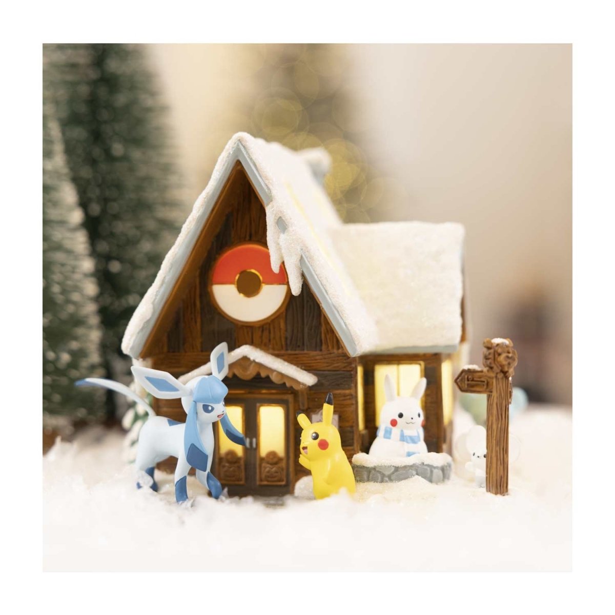 Winter Retreat Holiday Pokémon Village Figure | Pokémon Center Official ...