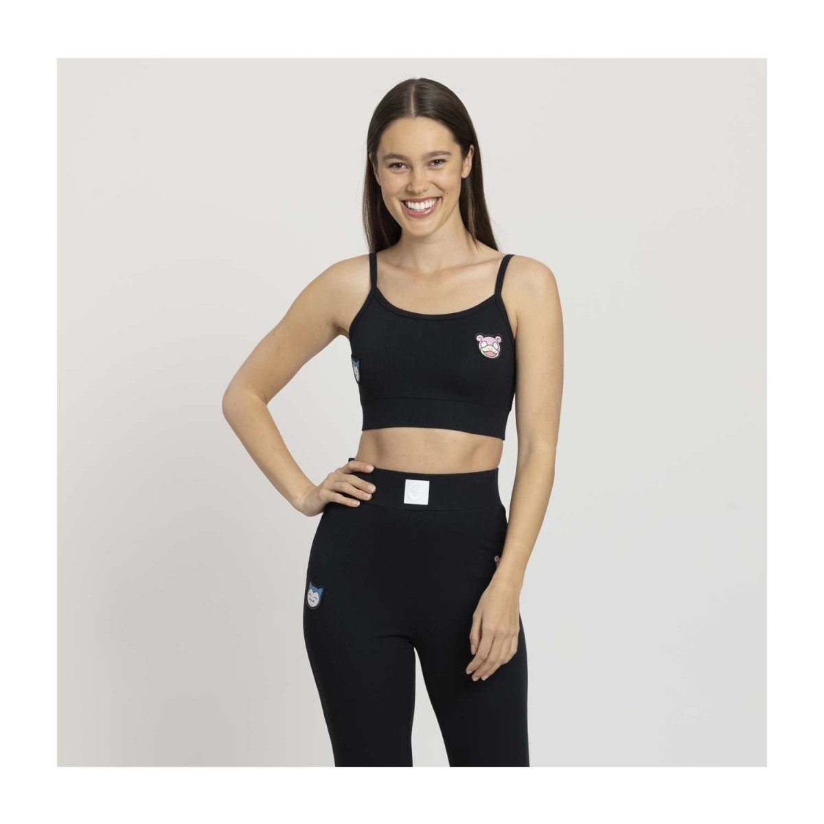 Pikachu & Friends Pokémon Lounge Black Bralette - Women | Pokémon ...