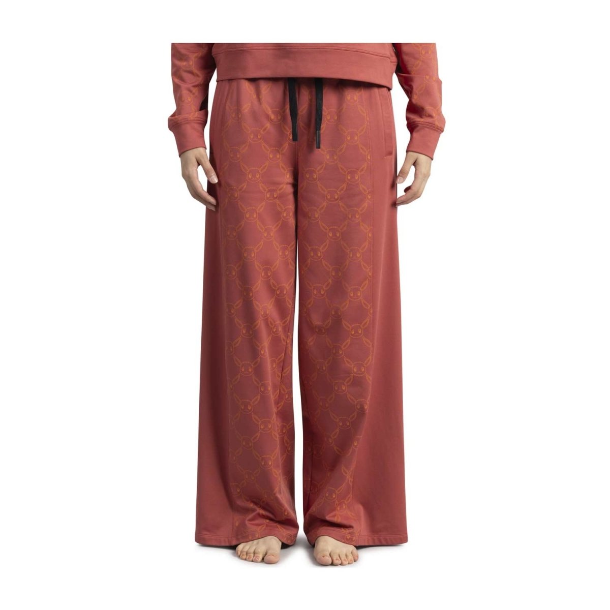 Eevee Pokémon Lounge Red Wide-Leg Pants - Women | Pokémon Center ...