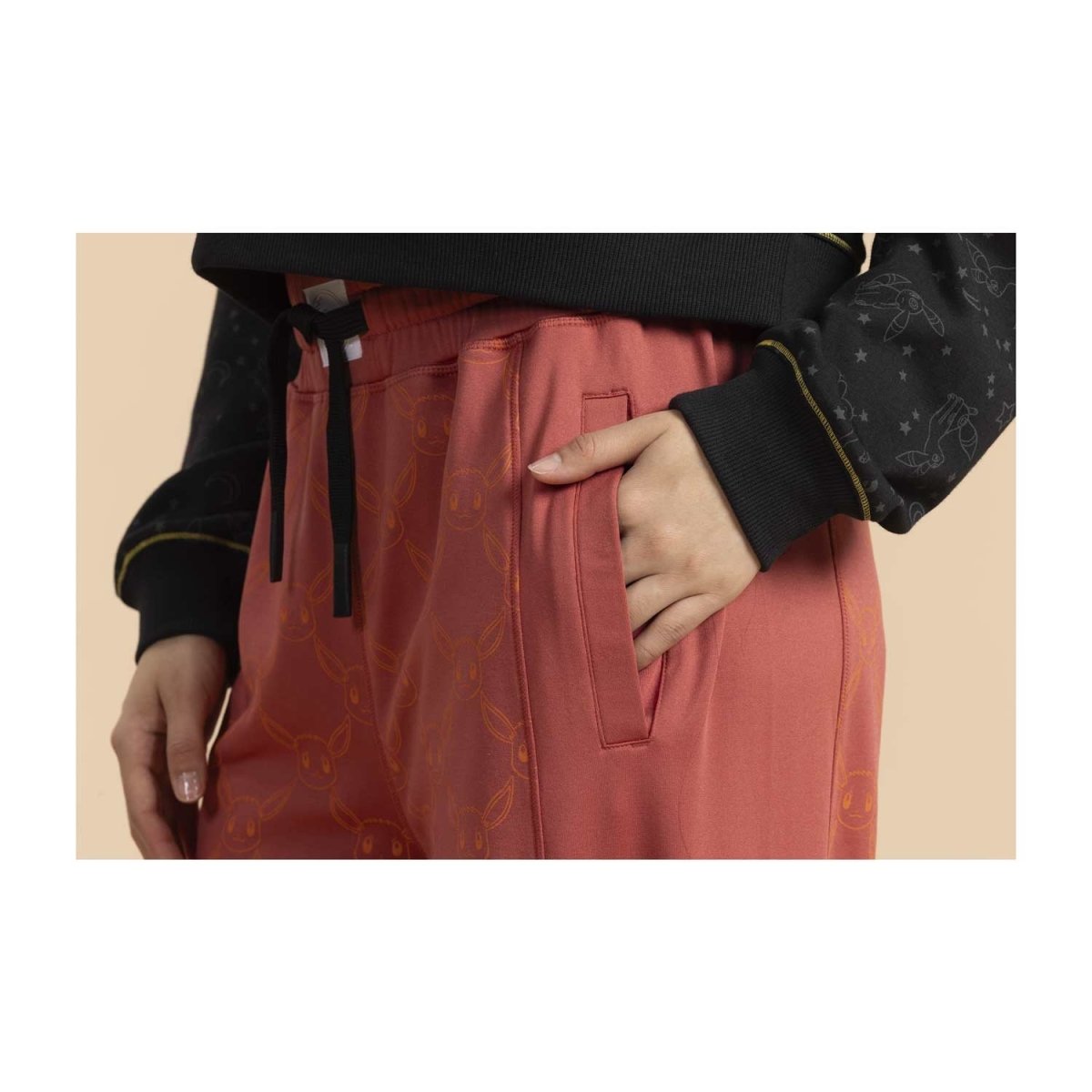 Eevee Pokémon Lounge Red Wide-Leg Pants - Women | Pokémon Center ...