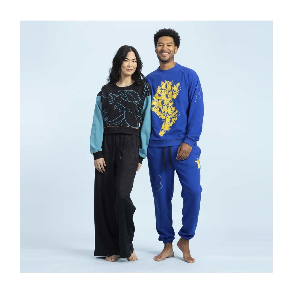 Charizard Pokémon Lounge Black Wide-Leg Pants - Women | Pokémon Center ...