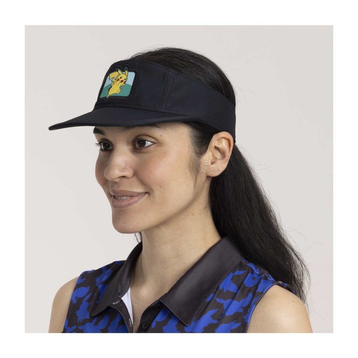 Pikachu Pokémon Clubhouse Black Visor (One Size-Adult) | Pokémon Center ...