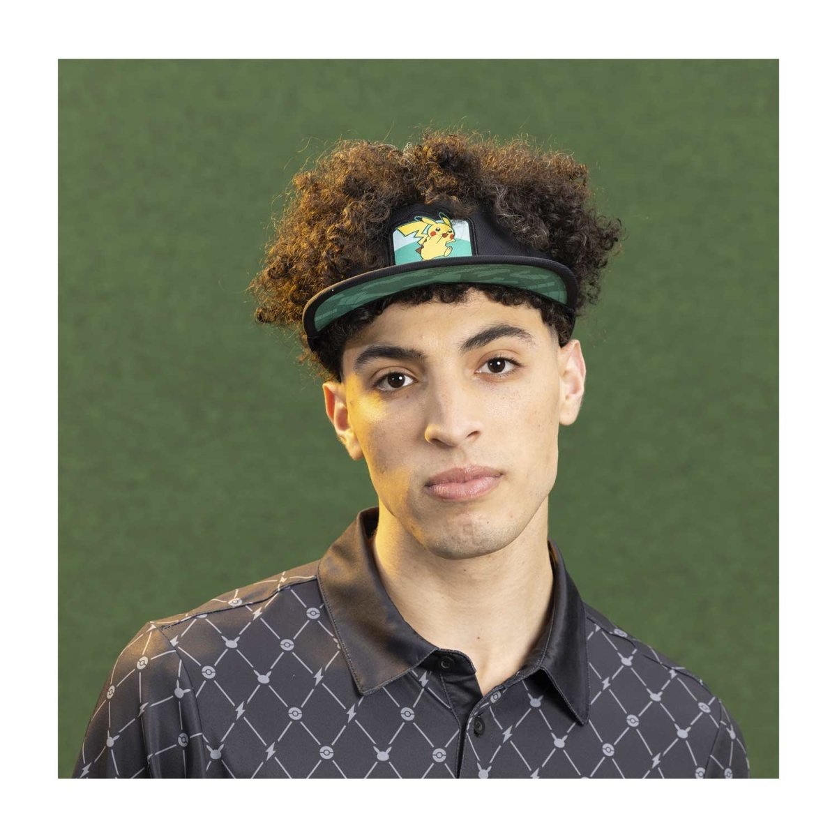 Pikachu Pokémon Clubhouse Black Visor (One Size-Adult) | Pokémon Center ...