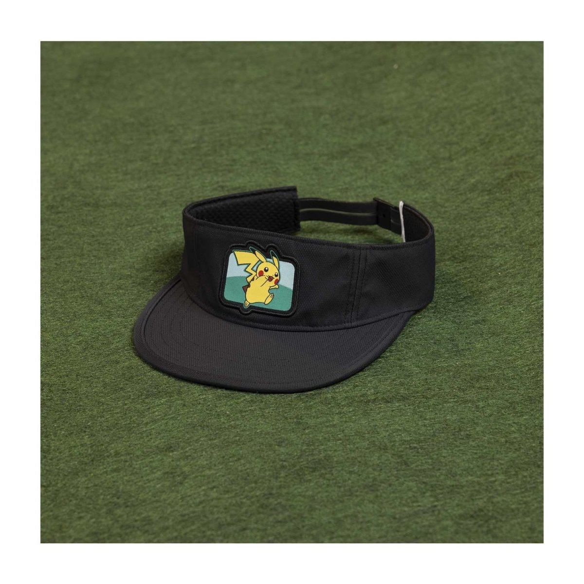 Pikachu Pokémon Clubhouse Black Visor (One Size-Adult) | Pokémon Center ...