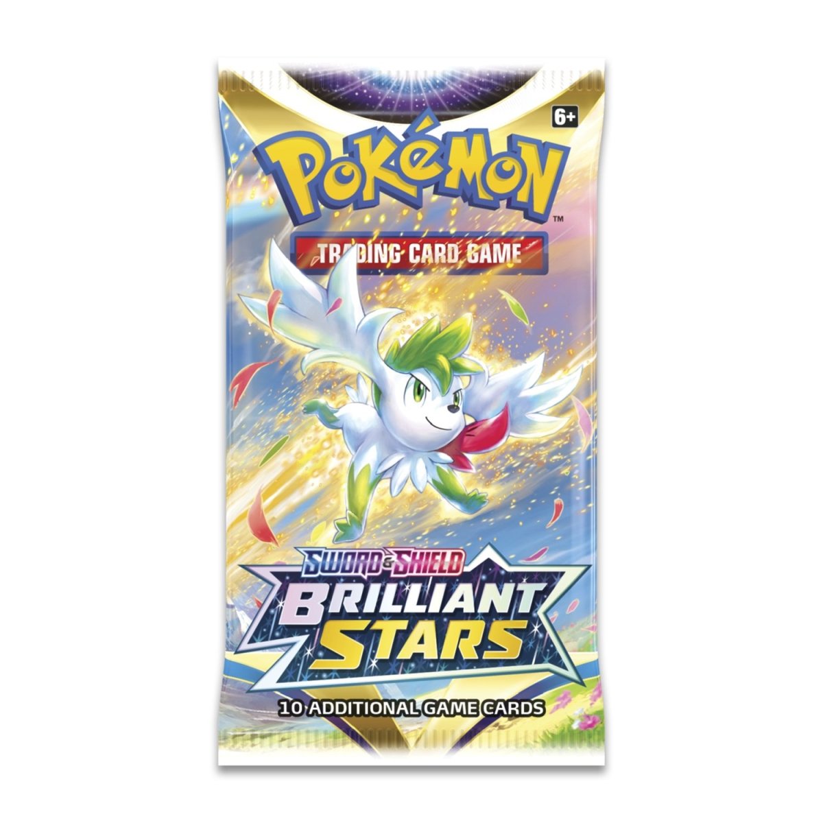 Pokémon TCG: Sword & Shield-Brilliant Stars Booster Pack (10 Cards ...