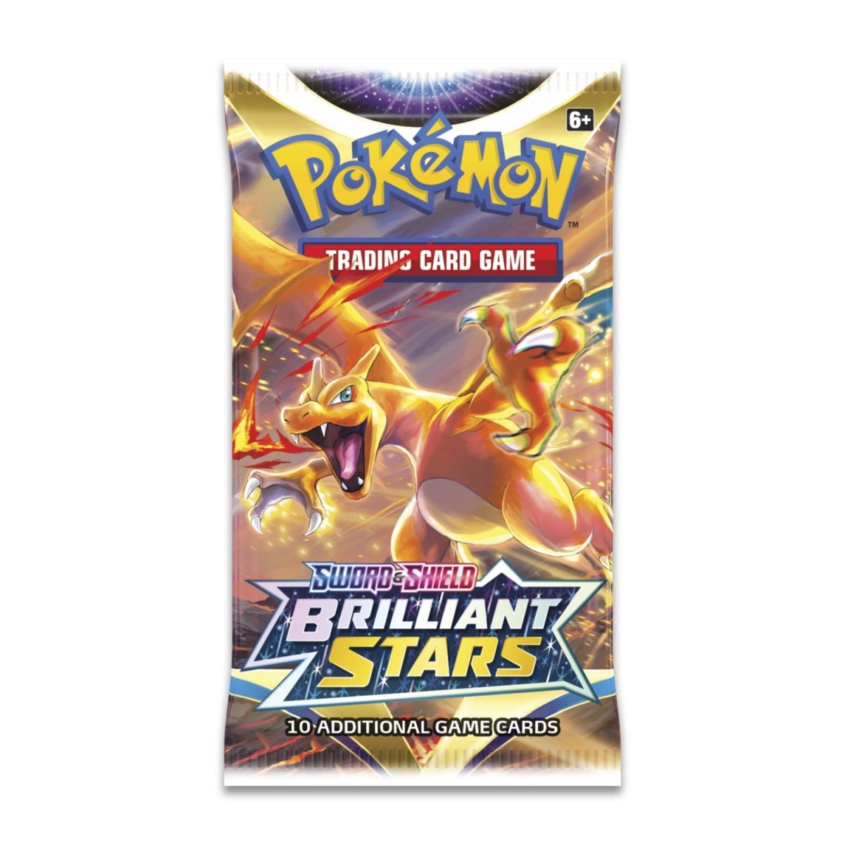 Pokémon TCG: Sword & Shield-Brilliant Stars Booster Pack (10 Cards ...