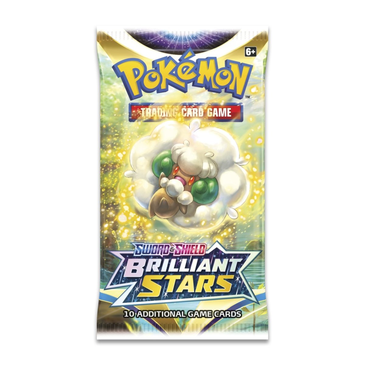 Pokémon TCG: Sword & Shield-Brilliant Stars Booster Pack (10 Cards ...