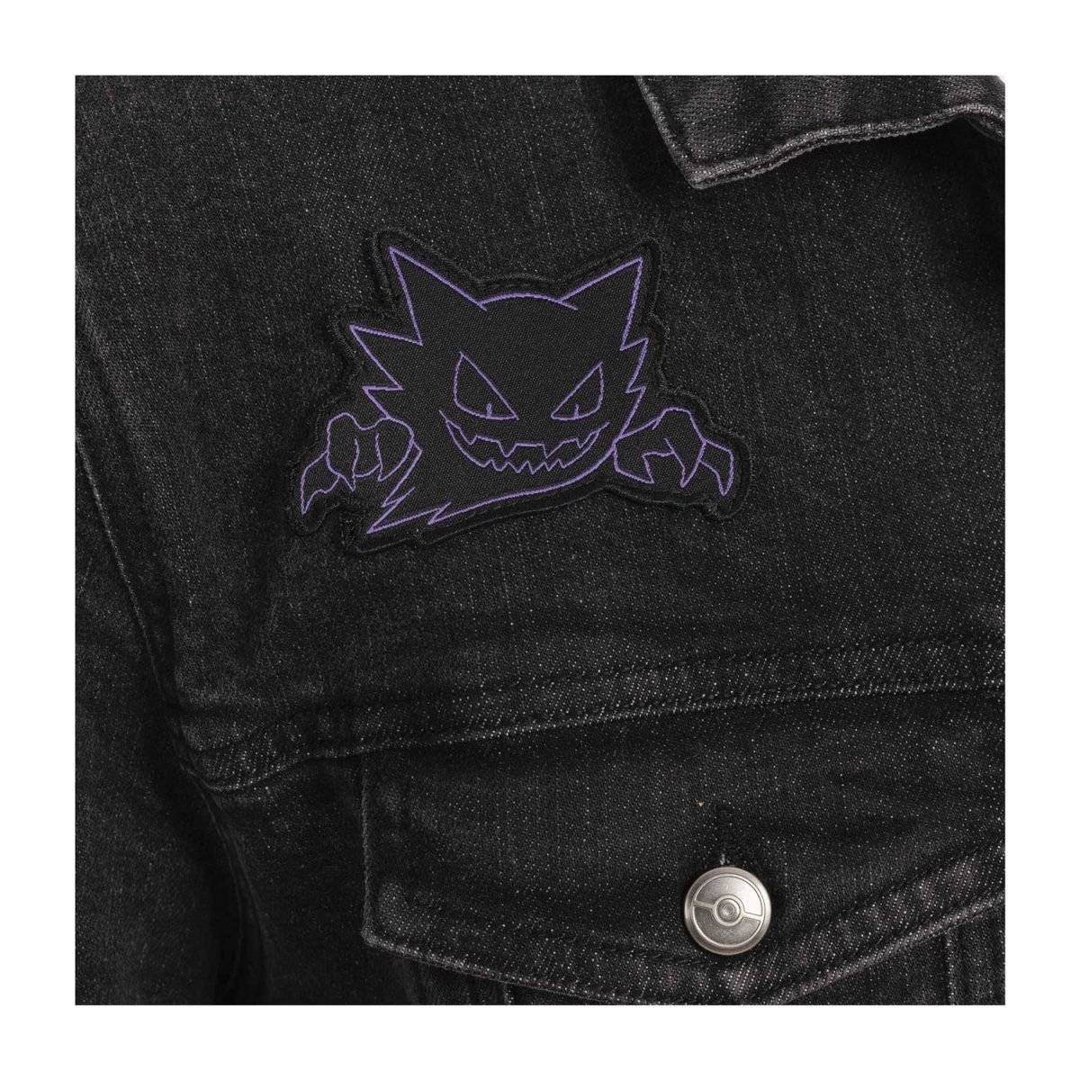 Gengar Black Denim Jacket - Adult | Pokémon Center UK Official Site
