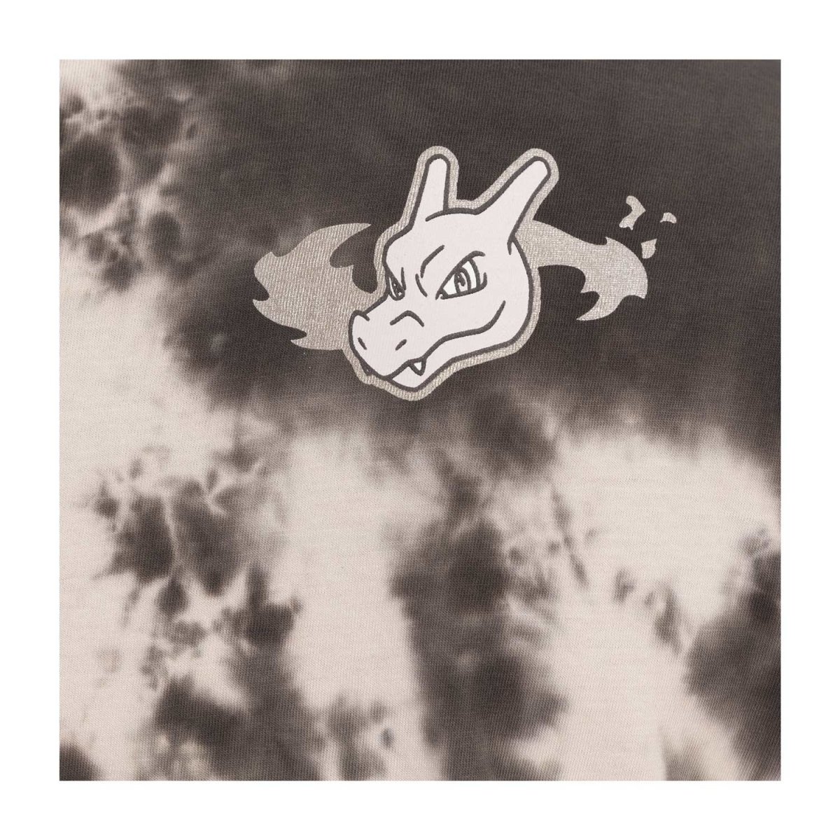 Charizard Gray & Cream Tie-Dye Relaxed Fit Crew Neck T-Shirt - Adult ...