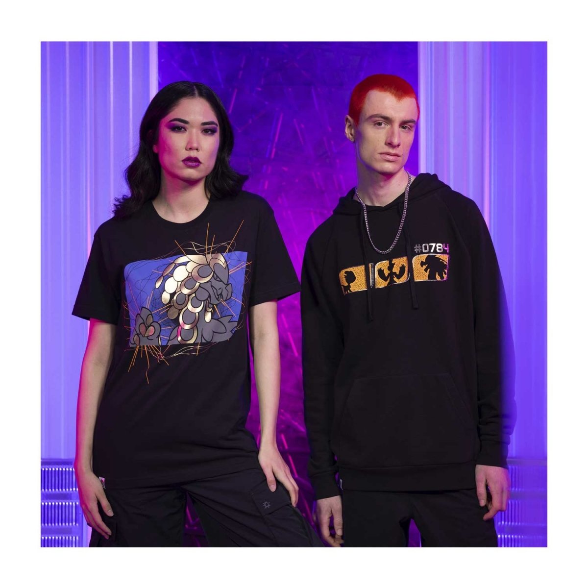 Kommo-o Powerhouse Pokémon Sleek Black Pullover Hoodie - Adult ...