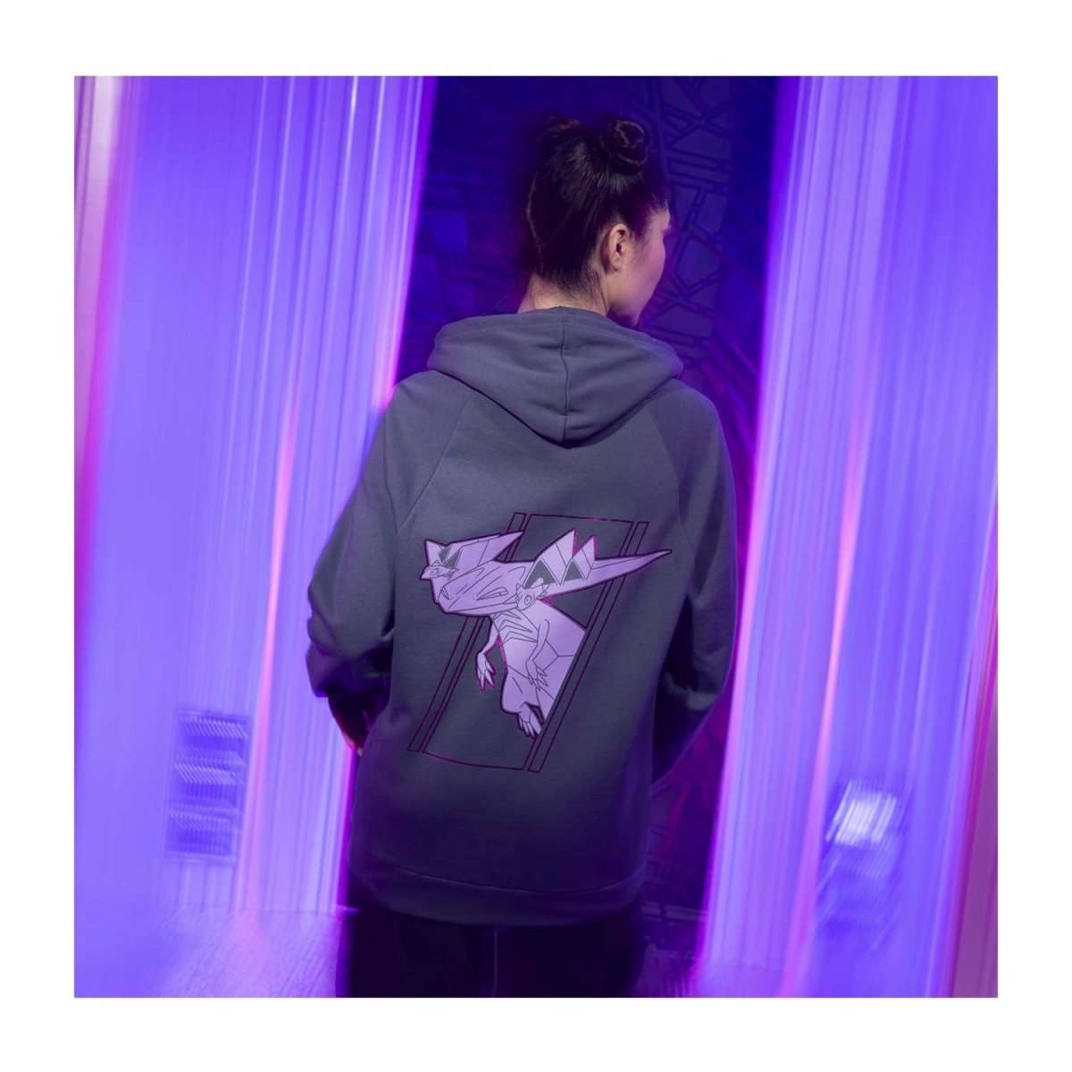 Dragapult Powerhouse Pokémon Sleek Turquoise Pullover Hoodie - Adult | Pokémon Center UK ...