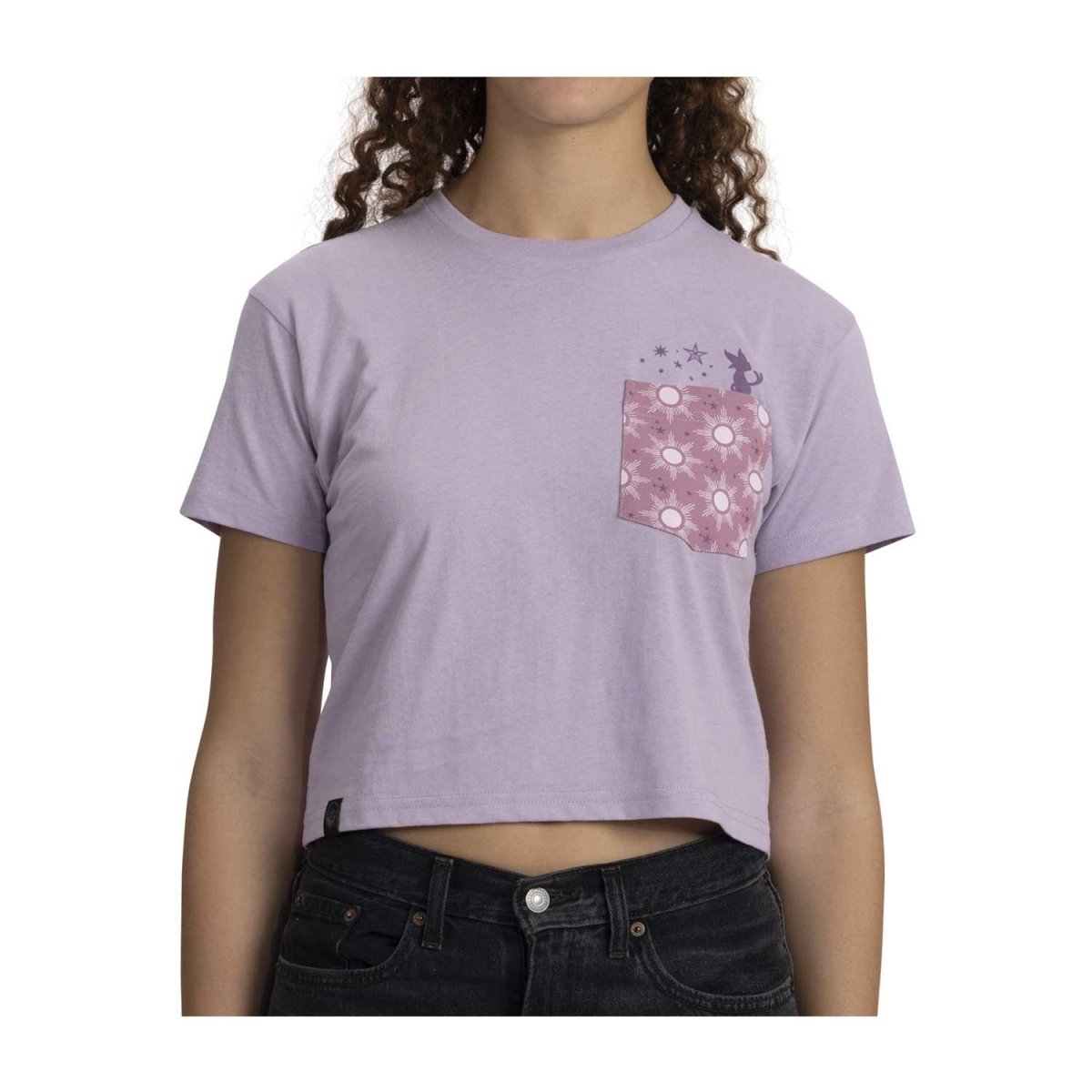 Espeon Peek-a-Pokémon Pocket Crop T-Shirt - Women | Pokémon Center ...