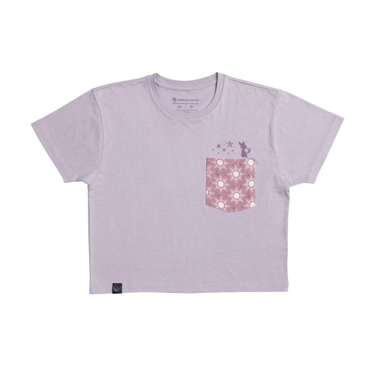 Espeon Peek-a-Pokémon Pocket Crop T-Shirt - Women | Pokémon Center ...