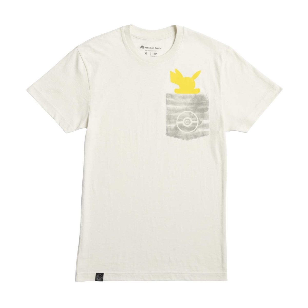 Pikachu Peek-a-Pokémon Pocket T-Shirt - Adult | Pokémon Center UK ...