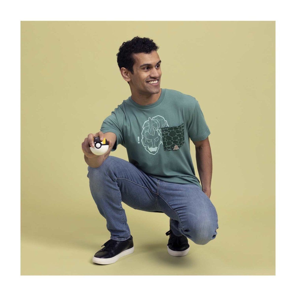 Diglett & Onix Peek-a-Pokémon Pocket T-Shirt - Adult | Pokémon Center ...