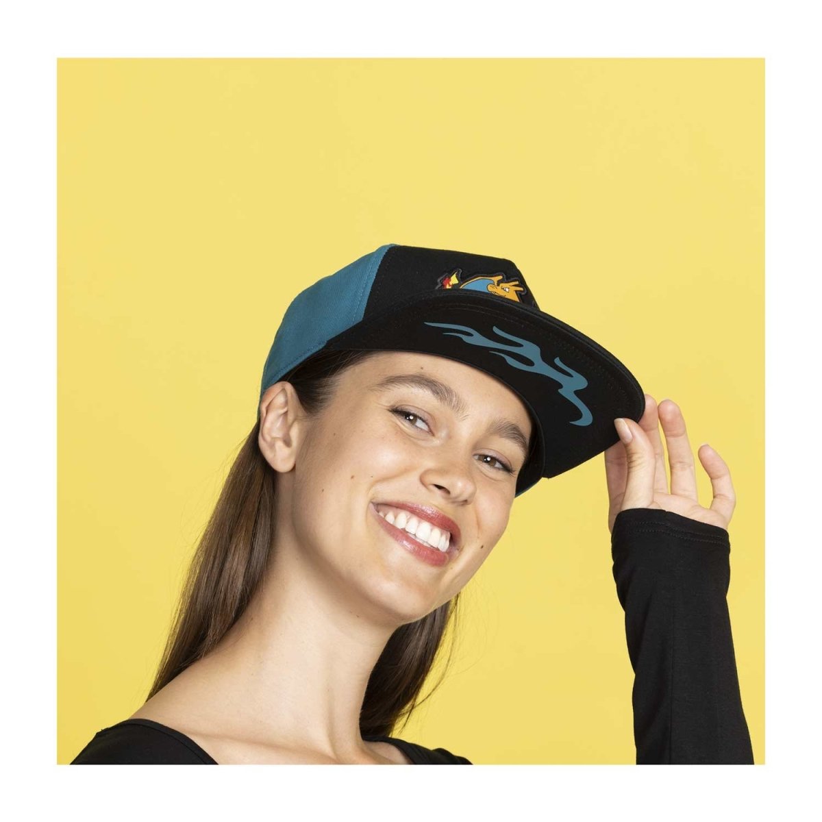 Charizard Black & Turquoise Hat (One Size-Adult) | Pokémon Center UK ...