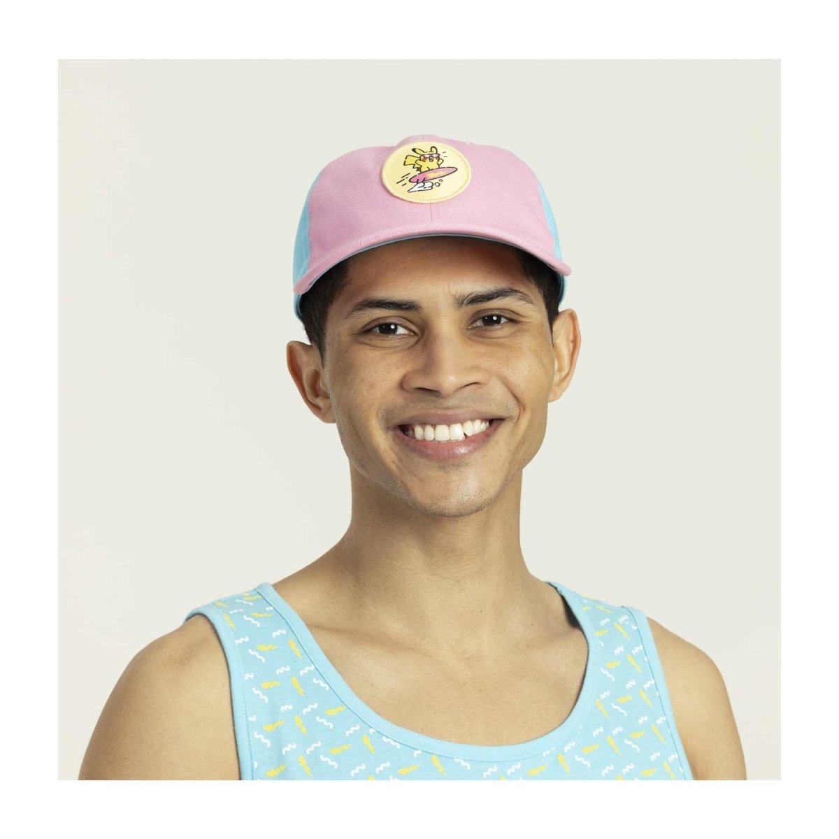 Pikachu Pokémon Lazy Summer Pink & Blue Hat (One Size-Adult) | Pokémon ...