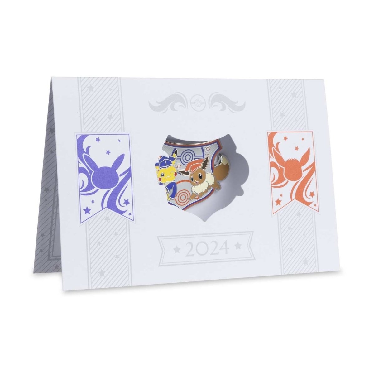 Graduation Pikachu & Eevee 2024 Pokémon Pin & Greeting Card | Pokémon ...