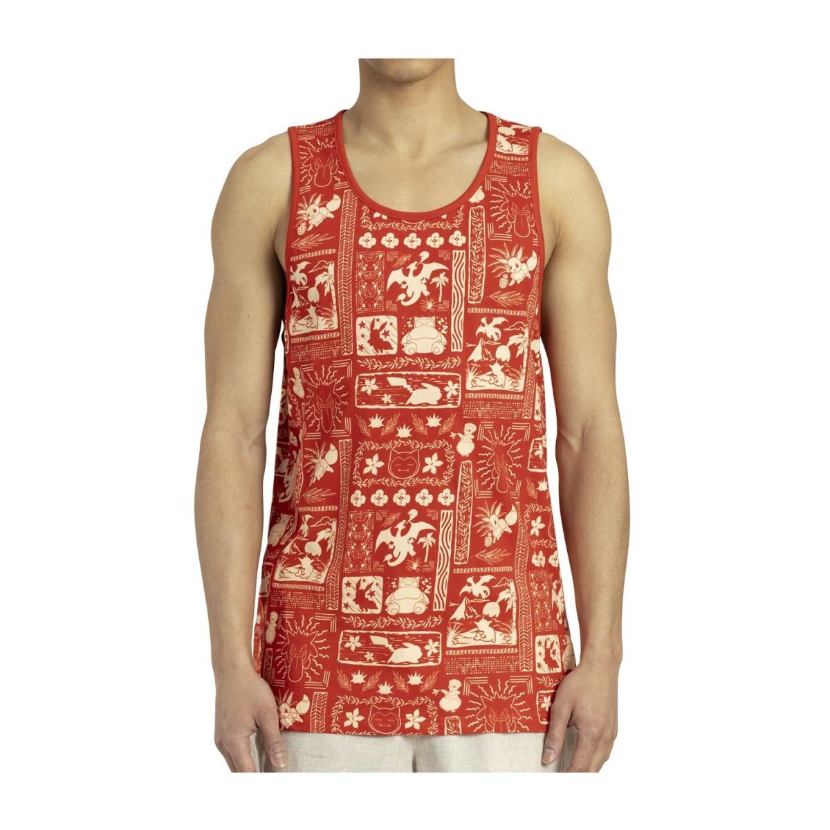 Island Vibes Pokémon Tropical Fitted Tank Top - Men | Pokémon Center ...