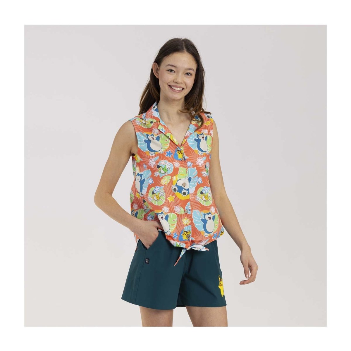 Summer Greetings Pokémon Tropical Sleeveless Tropical Shirt - Women ...