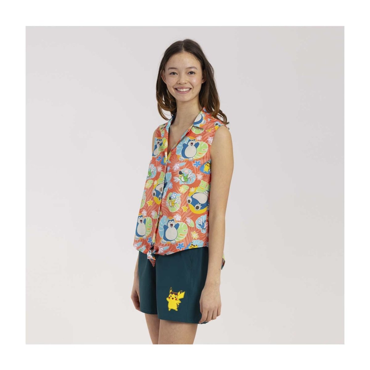 Summer Greetings Pokémon Tropical Sleeveless Tropical Shirt - Women ...