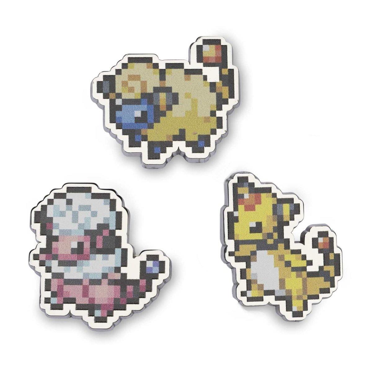 Mareep, Flaaffy & Ampharos Pokémon Pixel Pins (3-Pack) | Pokémon Center Official Site