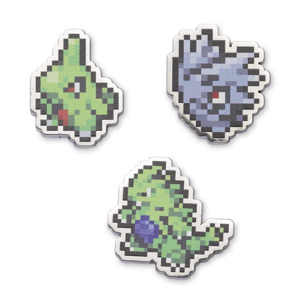 Larvitar, Pupitar & Tyranitar Pokémon Pixel Pins (3-Pack) | Pokémon ...