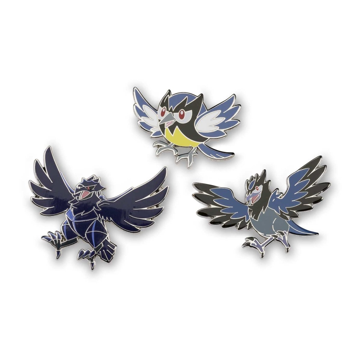 Rookidee, Corvisquire & Corviknight Pokémon Pins (3-Pack) | Pokémon ...