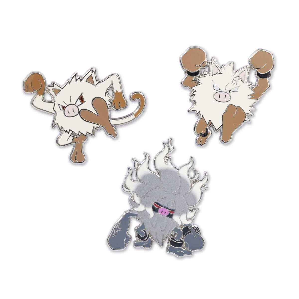 Mankey, Primeape & Annihilape Pokémon Pins (3-Pack) | Pokémon Center ...